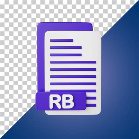 Premium Psd Rb Document File Format 3d Rendering