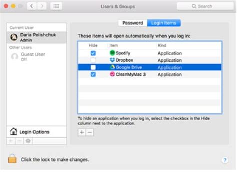 make a program run at startup commtop