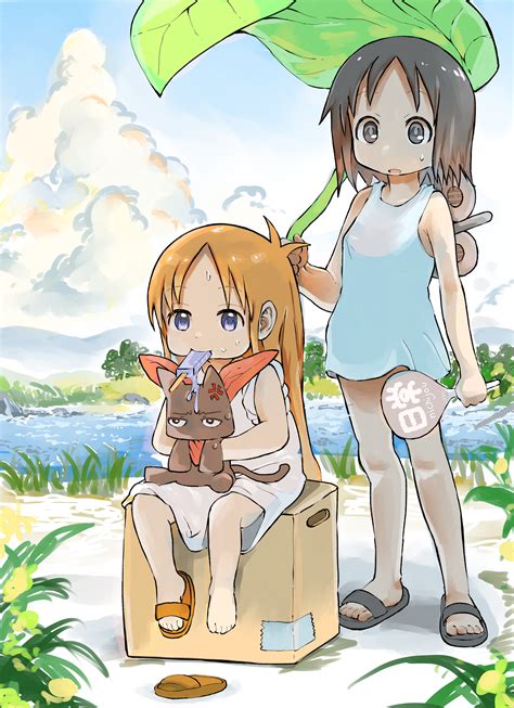 Shinonome Nano Professor Shinonome And Sakamoto Nichijou Drawn By