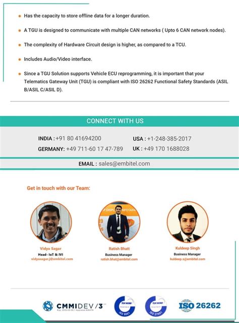 Tcu Vs Tgu An Introduction To Telematics Control Unit And Telematics Gateway Unit Pdf Auto
