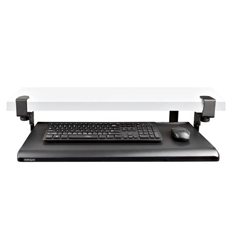 Keyboard Tray Clamp1 Under Desk Keyboard Tray Clamp On Ergonomic