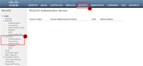 cisco wlc tacacs configuration mixednetworks