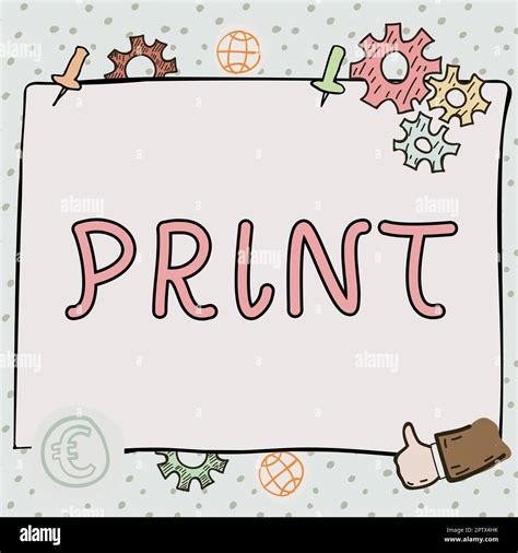 Handwriting Text Print Concept Meaning Involving Transfer Of Text Or Designs To Paper Softcopy