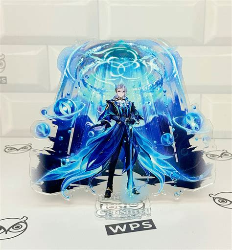 Genshin Impact Acrylic Stand Figure Lyney Rosaria Mika Noelle