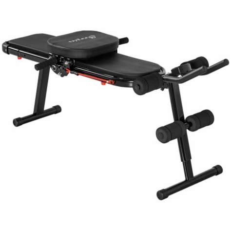 Multi Workout Ab Machine Foldable Abdominal Cruncher Sit Up Bench Side