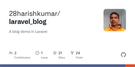 Github Harishkumar Laravel Blog A Blog Demo In Laravel
