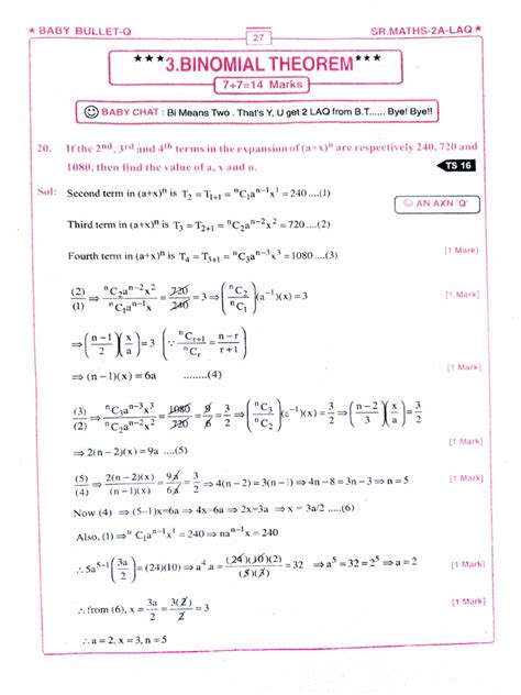 Binomial Theorem Pdf Arithmetic Combinatorics