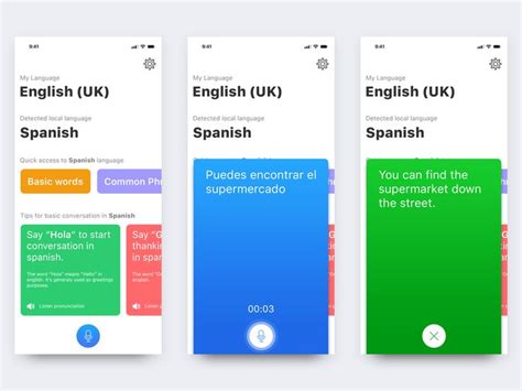 Voice Language Translation App Concept Language Translation Language
