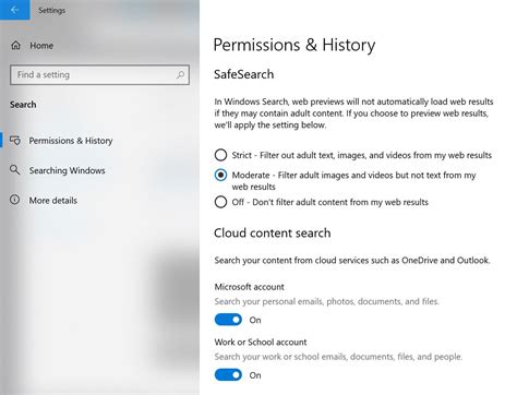 How To Manage Safesearch Filter Settings In Windows 10 Technoresult