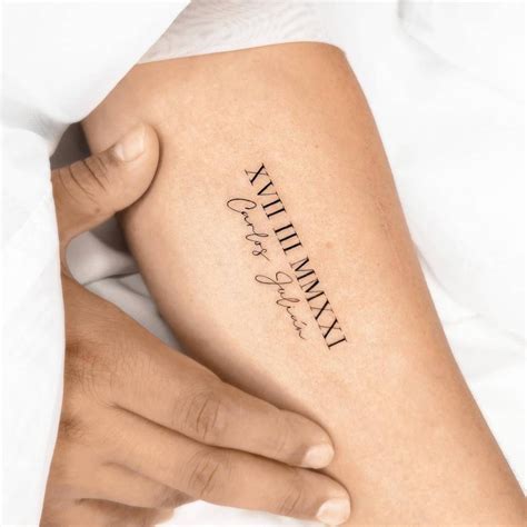 Roman Numeral 3 Tattoo Designs