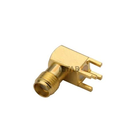 Right Angle Pcb Through Hole Sma Female Connector Metabeeai