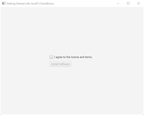 JavaFX How To Use Checkboxes