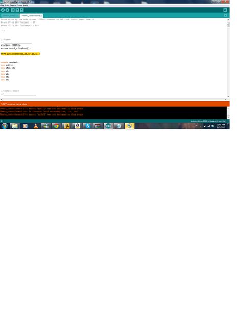 UTFT Doesnt Name A Type Programming Arduino Forum
