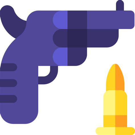 Revolver Basic Rounded Flat Icon