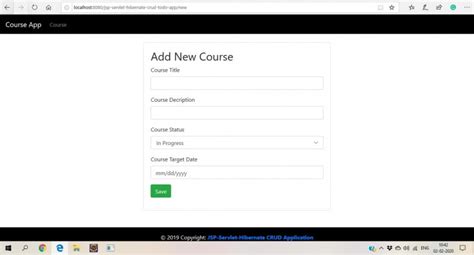 Course Management System Project In Hibernate Framework With Source Code And Report Download