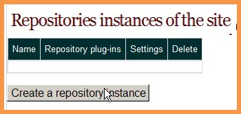 File System Repository MoodleDocs