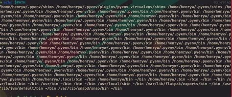 Huge Path Variable · Issue 1801 · Pyenvpyenv · Github