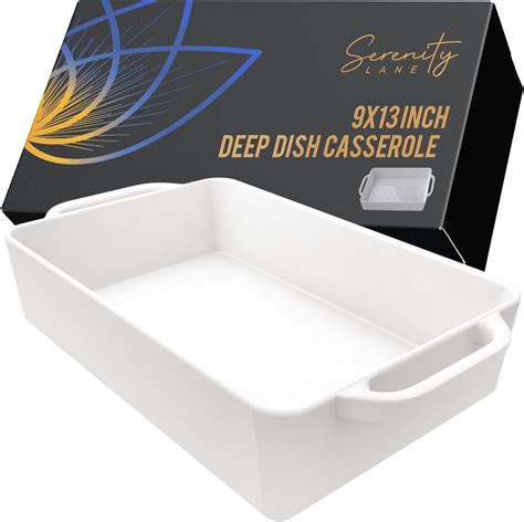 Casserole Dish 9x13 Nonstick Extra Large 5 Quart Premium