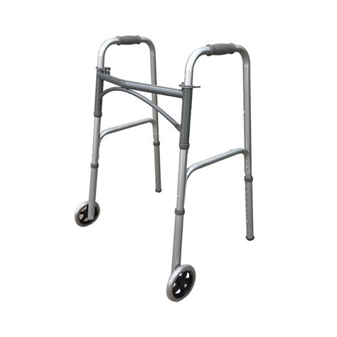 Walker Rhythm Healthcare Bariatric Two Button Folding With Wheels
