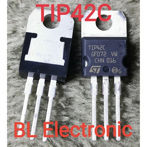 Stแท้ Tip42c Tip42 Tip42 Power Transistors Pnp 100v 6a1ชิ้น Shopee Thailand