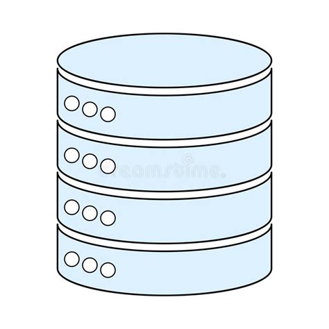 Database Storage Icon Internet Network Server Cloud Data Symbol