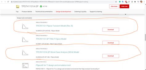 TPS7H1101A SP TPS7H1101A SP Transient Model Vs WCA Model Checking Stability Power Management