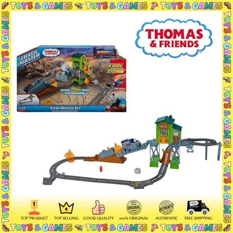 Thomas And Friends Track Master Fiery Rescue Playset Connect Trackmaster