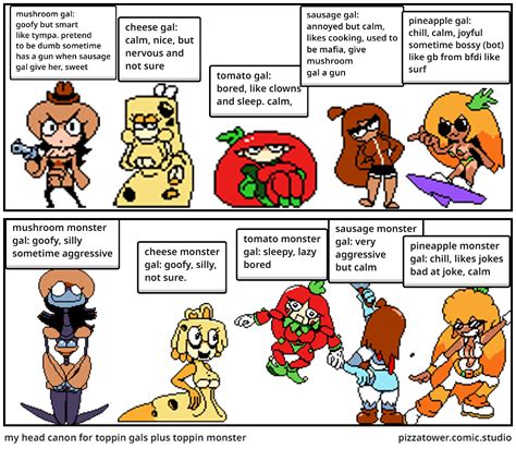 My Head Canon For Toppin Gals Plus Toppin Monster Comic Studio