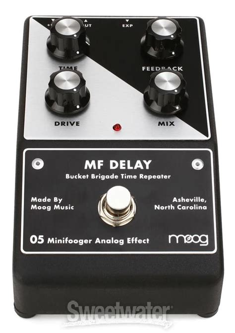 Moog MF Delay Minifooger Analog Delay Pedal Review InSync