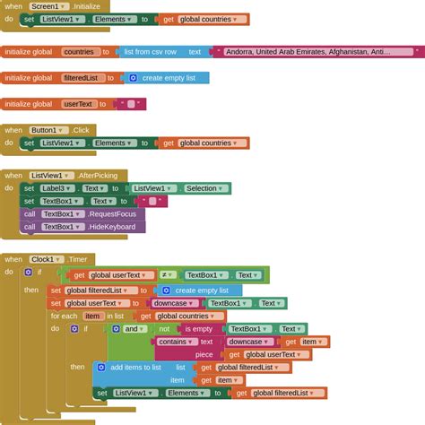 Revival Italos Custom Listview Filter Bar With Clock And Now