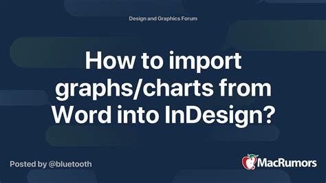 How To Import Graphscharts From Word Into Indesign Macrumors Forums