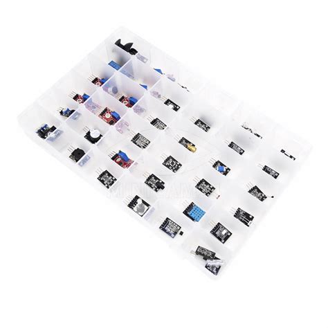 Комплектация товара Набор для моделирования Ардуино Arduino Sensor Kit 37 шт