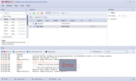 Error On Test Execution After Removing And Adding Parameter On Parent Issue Opentap