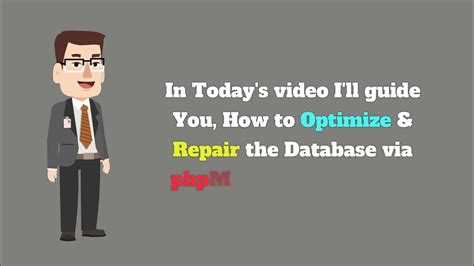 How To Optimize And Repair The Databases Via Phpmyadmin In Cpanel Yottasrc Youtube