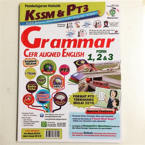 Grammar Cefr Aligned English Form 12and3📌 Shopee Malaysia