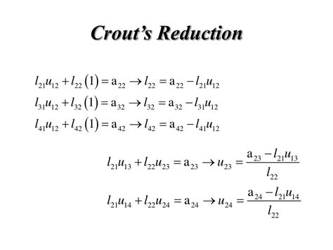 Ppt Lecture 10 Nonlinear Gradient Techniques And Lu Decomposition Powerpoint Presentation