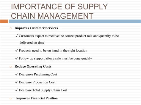 UNIT 1 SCM INTRODUCTION PPT For Management PPTX Logistics Business