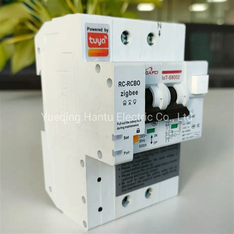Factory Sell 2pole Power Metering Type Zigbee Smart Rcbo Good Price High Quality Smart Leakage