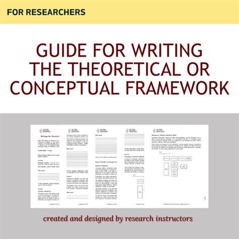 Guide For Writing The Theoretical Or Conceptual Framework The Wise