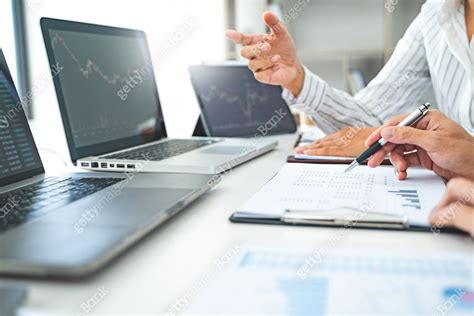 Investment Planing And Strategy Concept Financial Data Analysis Graph