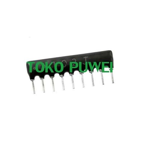 Jual R Pack Resistor Pack Array Network Respack 9p 1k Ohm 9pin 102 Bz95
