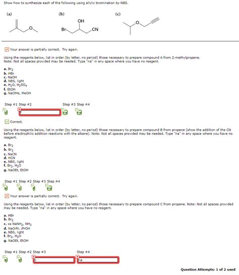 Solved Show How To Synthesize Each Of The Following Using Chegg Com