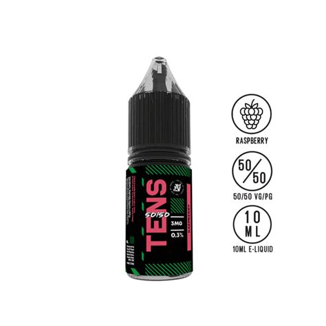 Tens Raspberry 10ml The Ace Of Vapez Distro