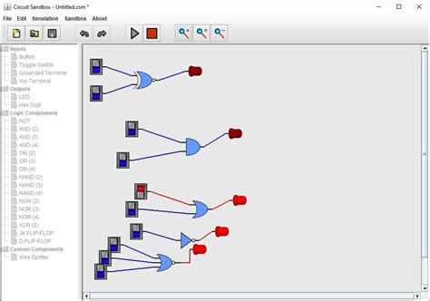 download circuit sandbox simulate boolean logic circuits xtronic