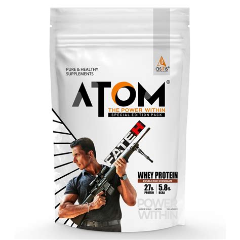 As It Is Nutrition Atom Whey Protein 1kg 27g Protein Isolate