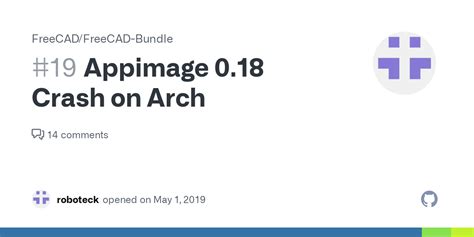 Appimage Crash On Arch Issue FreeCAD FreeCAD Bundle GitHub
