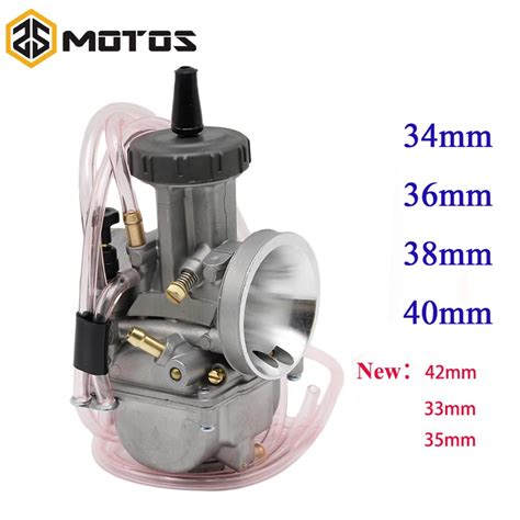 ZS MOTOS High quality 33 34 35 36 38 40 42 mm pwk carburetor carburador ...