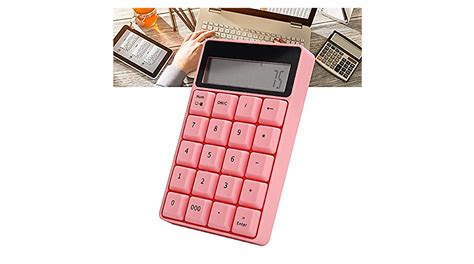 Wireless Number Pad And Calculator 2 In 1 Numeric Keypad