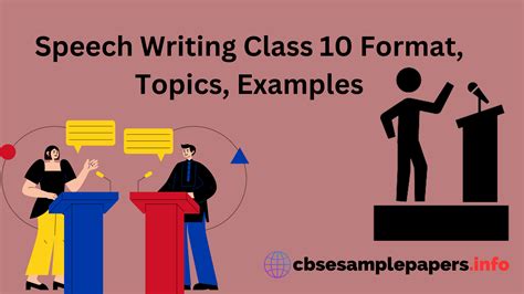 Speech Writing Class 10 Format Topics Examples Cbse Sample Papers