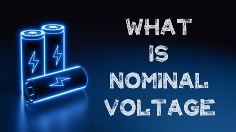 What Is Nominal Voltage Vdc Ebike Battery Manufacturer